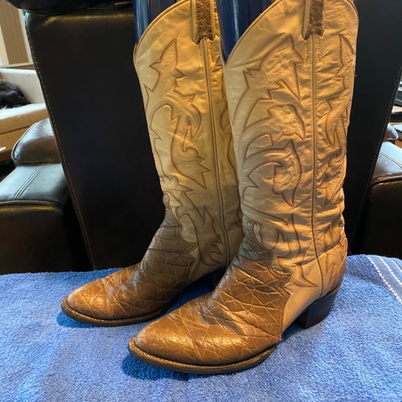 Larry Mahan | Shoes | Larry Mahan Elephant Skin Boots | Poshmark